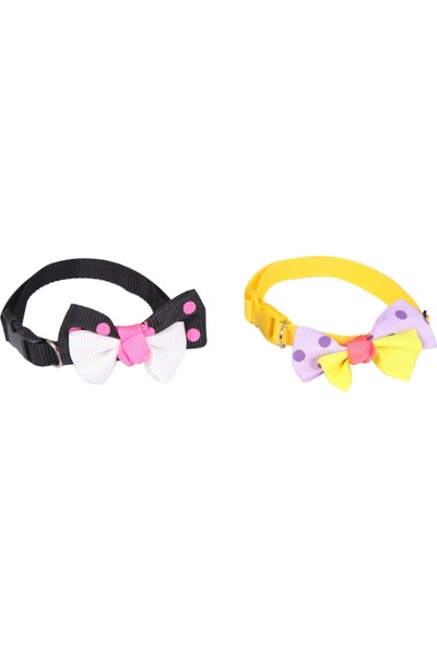 X-Perk Papyonlu Kedi Köpek Boyun Tasması 2 Adet X-Perk Papyonlu Kedi Köpek Boyun Tasması 2 Adet