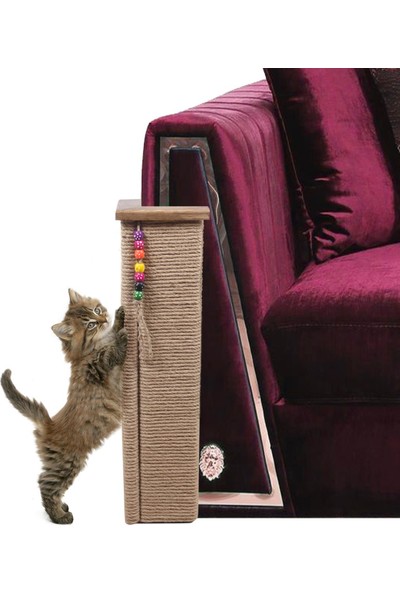 X-Perk Büyük Boy Köşe Kedi Tırmalama Tahtası 60 cm