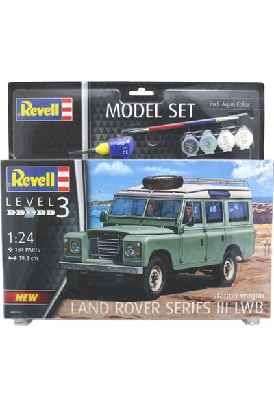 Revell Maket Model Set Land Rover Iıı VBA67047 Revell Maket Model Set Land Rover Iıı VBA67047