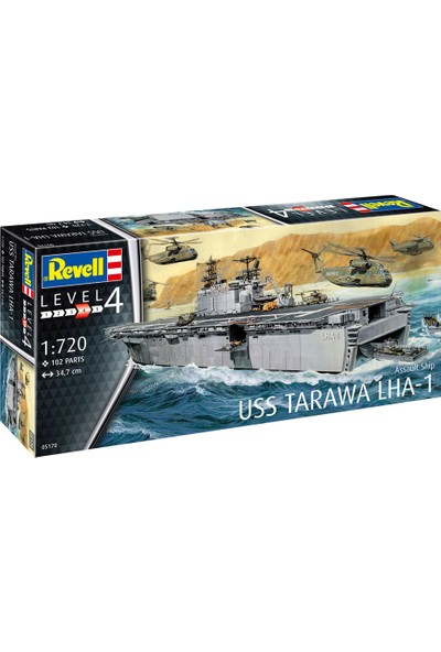 Revell Maket Assault Ship Uss Tarawa Lha-1 5170