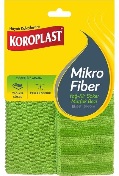 Koroplast Mikro Fiber Yağ-Kir Söker Mutfak Bezi Koroplast Mikro Fiber Yağ-Kir Söker Mutfak Bezi