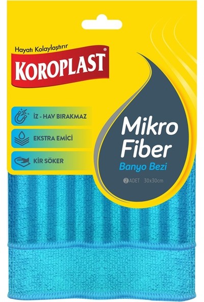 Koroplast Mikro Fiber Banyo Bezi Koroplast Mikro Fiber Banyo Bezi
