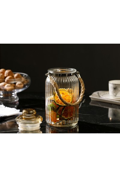 English Home Arden Cam Saklama Kavanoz 11X22 cm Şeffaf