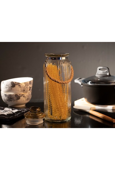 English Home Arden Cam Saklama Kavanoz 11X31 cm Şeffaf