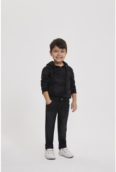 Lee Cooper Siyah Erkek Çocuk Denim Pantolon