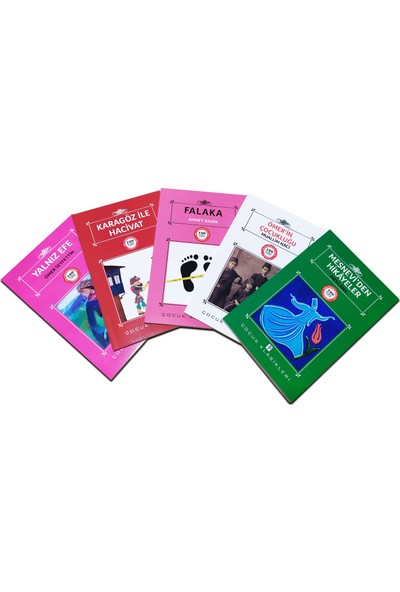 Çocuklar İçin Türk Klasikleri Seti 3 (5 Kitap) 9-12 Yaş Çocuklar İçin Türk Klasikleri Seti 3 (5 Kitap) 9-12 Yaş