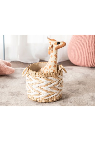 English Home Rustic Hasır Sepet 23X20 cm Bej English Home Rustic Hasır Sepet 23X20 cm Bej
