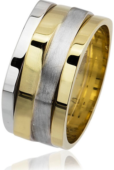 Tesbihname Köşeli Tasarım Dört Şeritli 925 Ayar Gümüş Erkek Alyans Tesbihname Köşeli Tasarım Dört Şeritli 925 Ayar Gümüş Erkek Alyans