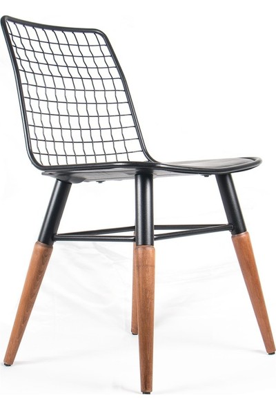 Sandalyen Burada Ahşap Ayaklı Kolsuz Tel Sandalye Sandalyen Burada Ahşap Ayaklı Kolsuz Tel Sandalye