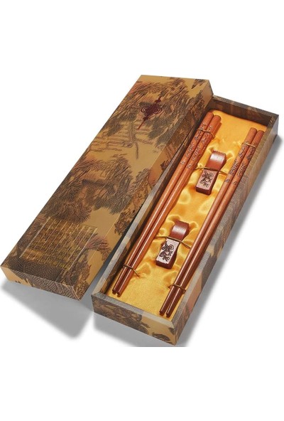 Zomchain Zomchain Chopstick Çin Erik Çiçeği Çubukları - El Yapımı Zomchain Zomchain Chopstick Çin Erik Çiçeği Çubukları - El Yapımı