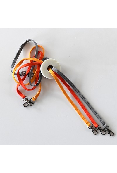 Tissum Health Maske Boyun Askısı 3'lü Set - (Turuncu&güneş Sarısı&gri)