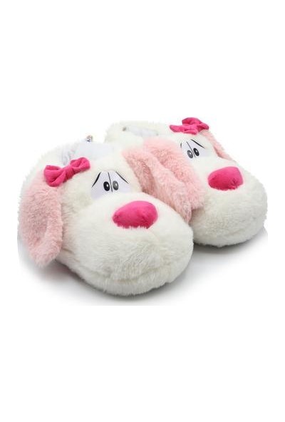 Twigy TT0763 Fili Beyaz Kışlık Kadın Panduf