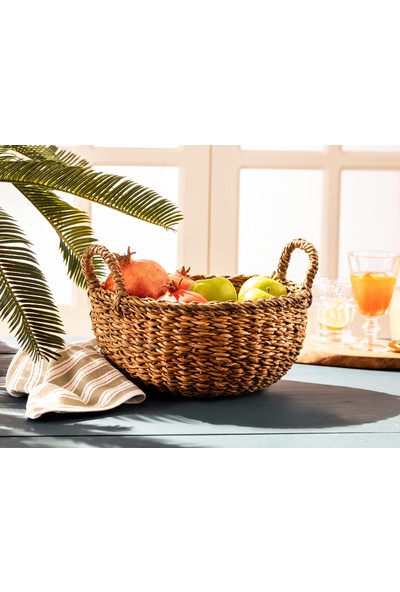 Madame Coco Poline Büyük Hasır Sepet