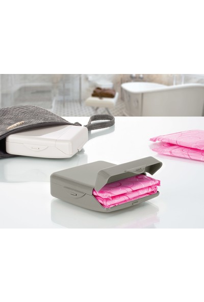 Madame Coco Graque Ped Kutusu - Beyaz / Gri