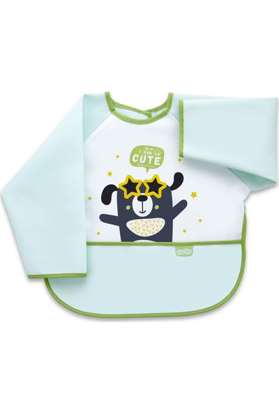Babyjem Poli Muşamba Kollu Önlük Yeşil Babyjem Poli Muşamba Kollu Önlük Yeşil