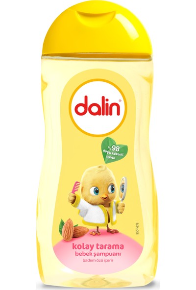 Dalin Kolay Tarama Badem Özlü Bebek Şampuanı 200 ML Dalin Kolay Tarama Badem Özlü Bebek Şampuanı 200 ML