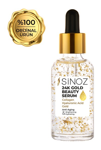 Sinoz 24K Altın Yüz Bakım Serumu 30ml