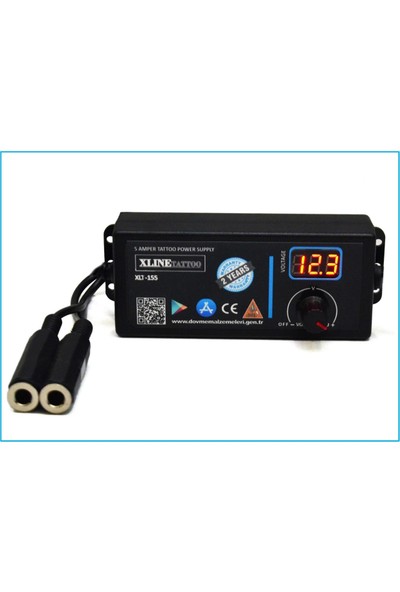 Xline XLT-155 5 Amper Çift Jaklı Dijital Ekranlı Tattoo Dövme Makinası Adaptörü - li Xline XLT-155 5 Amper Çift Jaklı Dijital Ekranlı Tattoo Dövme Makinası Adaptörü - li