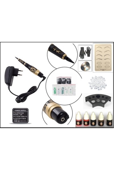 Xline XLM-649 Black Kalıcı Makyaj Makinası Seti - li Xline XLM-649 Black Kalıcı Makyaj Makinası Seti - li
