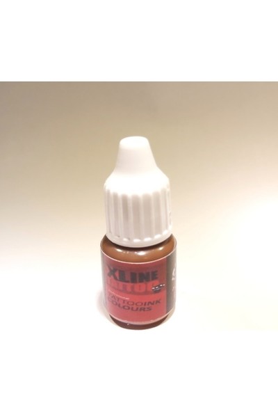 Xline 5 ml Kahverengi Tattoo Dövme Boyası Xline 5 ml Kahverengi Tattoo Dövme Boyası