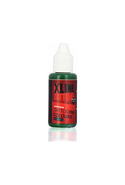 Xline 20 ml Dark Green Dövme Boyası Xline 20 ml Dark Green Dövme Boyası