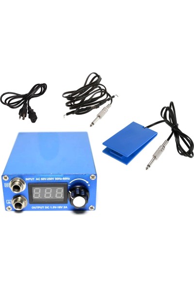 Xline XL-760 Tattoo Dövme Makinesi Adaptör + Clıp Cord + Pedal Set - Çift Jaklı - Xline XL-760 Tattoo Dövme Makinesi Adaptör + Clıp Cord + Pedal Set - Çift Jaklı -