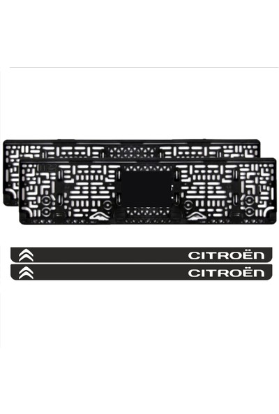 Appcity Citroen Takmatik Pleksi Plakalık 2 Adet Appcity Citroen Takmatik Pleksi Plakalık 2 Adet