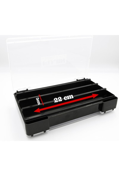 Fujin Tackle Box 21CM Çift Taraflı Maket Balık Kutusu Fujin Tackle Box 21CM Çift Taraflı Maket Balık Kutusu