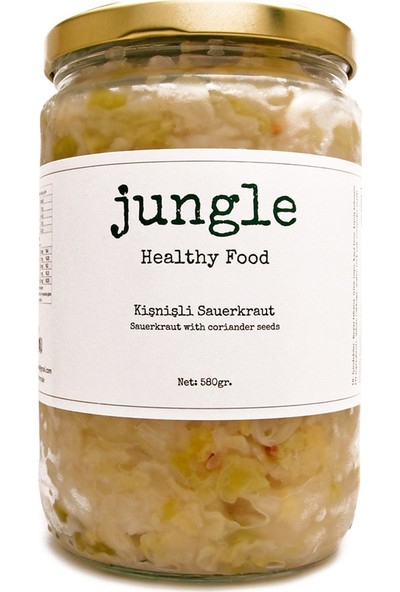 Jungle Kişnişli Sauerkraut - Ekşi Lahana 500 gr