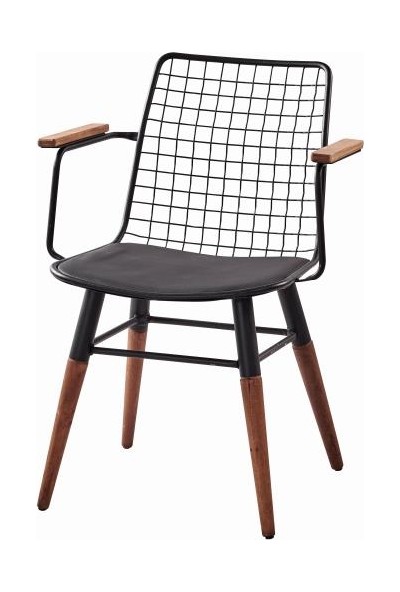 Obuts Home Kollu (Kolçaklı) Tel Sandalye 9647