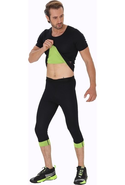 Erkek Termal Kısa Kollu Spor Tişörtü ve Uzun Tayt Takımı Erkek Termal Kısa Kollu Spor Tişörtü ve Uzun Tayt Takımı