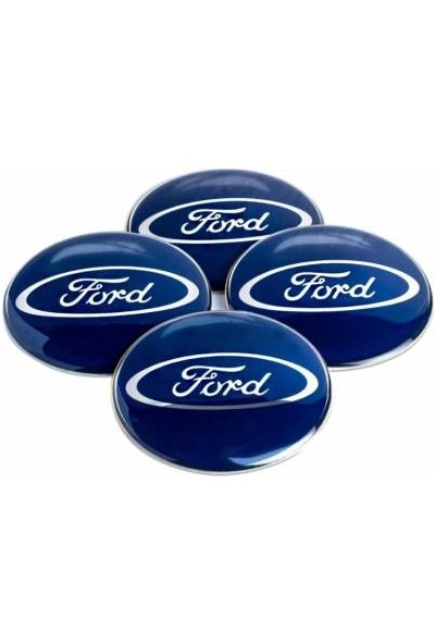 Yed Jant Göbeği Arma Ford 60 mm 4'lü Set Lacivert Plasto Damla Yed Jant Göbeği Arma Ford 60 mm 4'lü Set Lacivert Plasto Damla