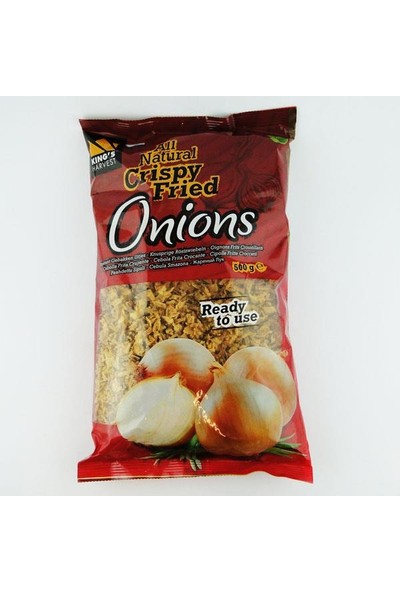 Kings Harvest Kıtır Soğan Crispy Fried Onions 500 gr Kings Harvest Kıtır Soğan Crispy Fried Onions 500 gr