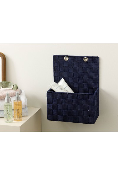 English Home Checked Polipropilen Saklama Kutusu 24X12,5X31 cm Lacivert English Home Checked Polipropilen Saklama Kutusu 24X12,5X31 cm Lacivert