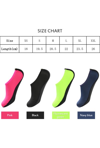 Buyfun Naylon Kaymaz Su Sporları Çorap Yalınayak Çabuk