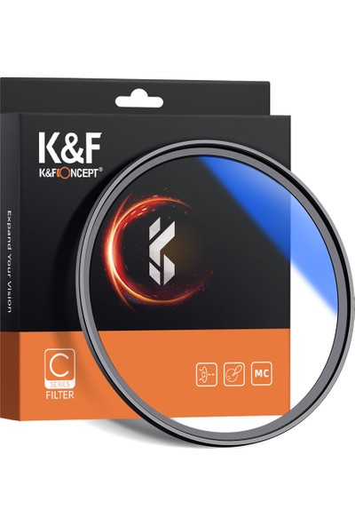 K&F Concept 77 mm Ultra İnce Çok Kaplamalı Mc Uv