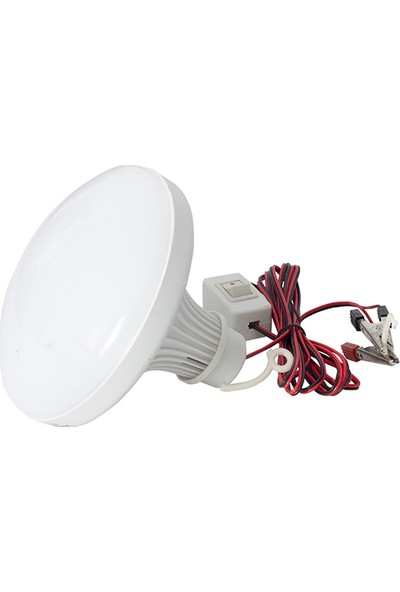 Alfa Powermaster PM-13211 12 Volt 24 Watt 2 Metre Kablolu Akü Maşalı LED Ampul Alfa Powermaster PM-13211 12 Volt 24 Watt 2 Metre Kablolu Akü Maşalı LED Ampul