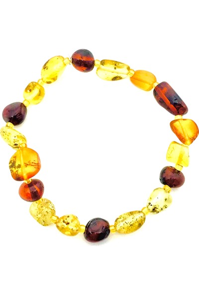 Gökdeniz 925 Bebek Kehribar Bileklik