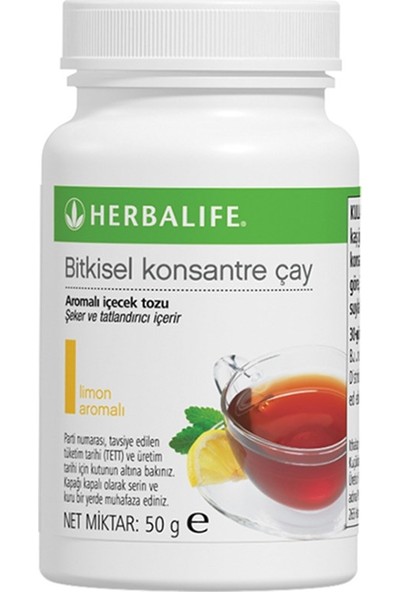 Herbalife Bitkisel Konsantre Çaylar Limon Aromalı 50 G