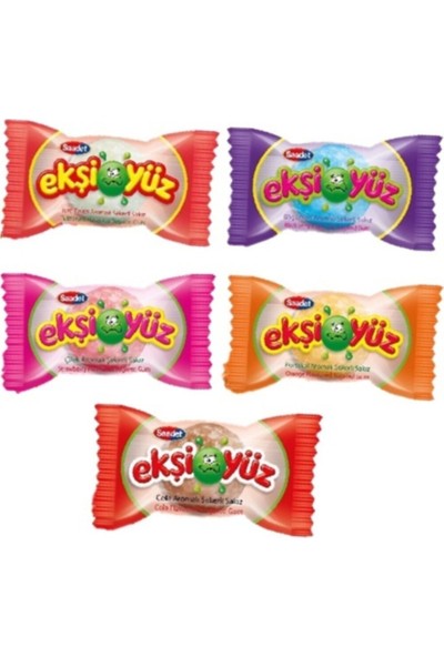 Saadet Ekşiyüz Karışık 5 Çeşit Sakız 100'LÜ