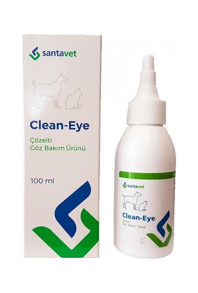 Santavet Clean Eye Göz Solüsyonu Kedi Köpek 100 ml