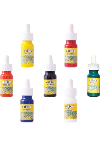 Artdeco Ebru Boyası Set 30 ml 7'li