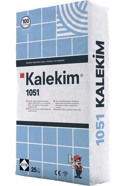 Yap.harcı Kalekim 1051 Gri 25 kg *****