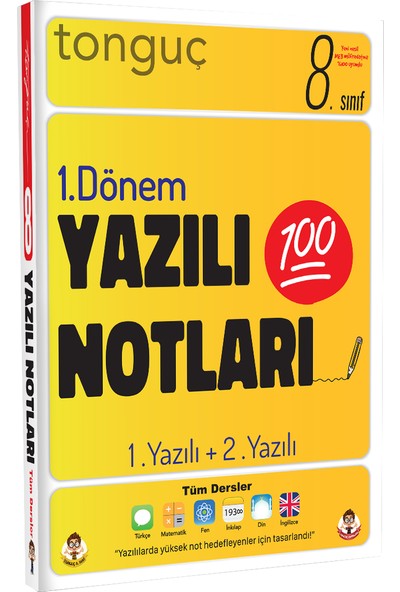 Tonguç Akademi 8. Sınıf Yazılı Notları 1. Dönem 1 Ve 2. Yazılı Tonguç Akademi 8. Sınıf Yazılı Notları 1. Dönem 1 Ve 2. Yazılı