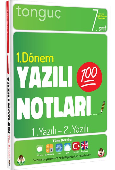 Tonguç Akademi 7. Sınıf Yazılı Notları 1. Dönem 1 Ve 2. Yazılı Tonguç Akademi 7. Sınıf Yazılı Notları 1. Dönem 1 Ve 2. Yazılı