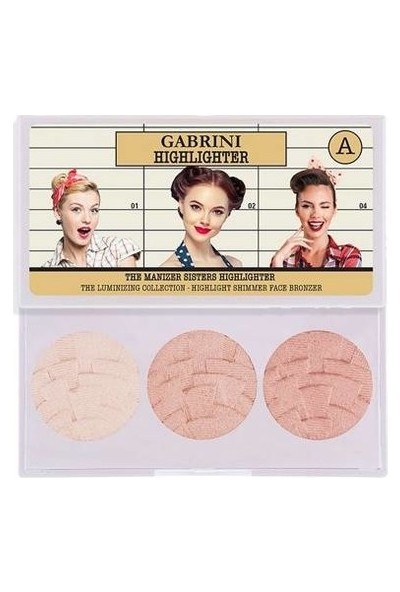 Gabrini Highlighter Set A 3'lü - Aydınlatıcı Palet