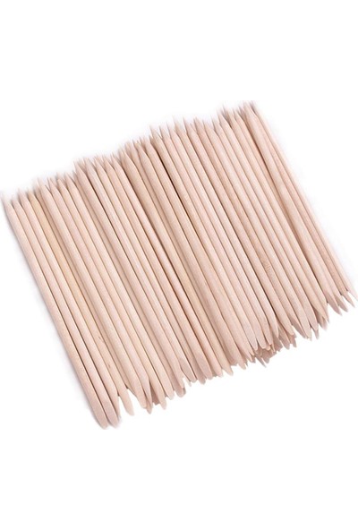 Nail Stil Ahşap Manikür Cubuğu - Tırnak Eti Çubuğu 100 Adet Nail Stil Ahşap Manikür Cubuğu - Tırnak Eti Çubuğu 100 Adet