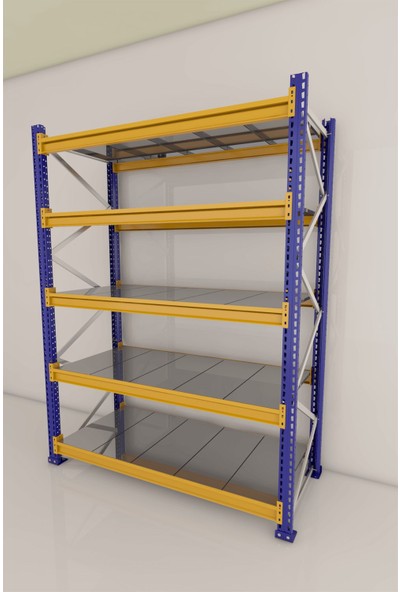 Raf Pazar Koli Rafı (60*125*200) 5 Katlı