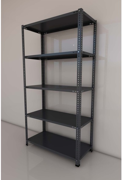 Raf Pazar Çelik Raf (43*93*200) 5 Katlı