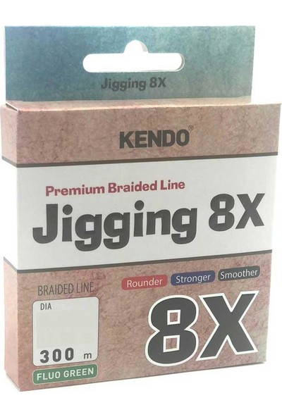 Kendo Jigging 8x Flash ( Fluo Green ) Örgü Ip Olta Misinası 300 mt Kendo Jigging 8x Flash ( Fluo Green ) Örgü Ip Olta Misinası 300 mt